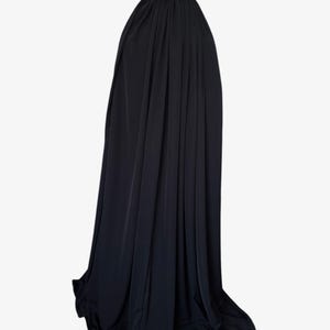 Black Afghan Topi Burqa With Red Embroidery: Nida Fabric Chadri Jilbab ...