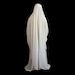 Women’s White Chador, Full Length Chadar With Sleeves, Overhead Front ...