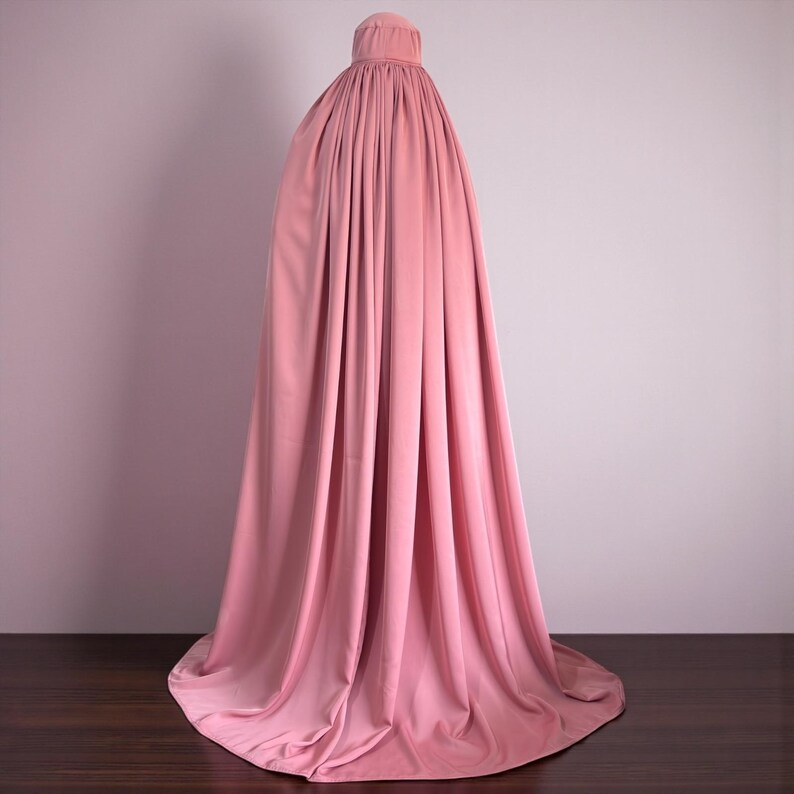 New Design Afghan Burqa: Soft Pink Burka in Nida Fabric, Modern Islamic ...