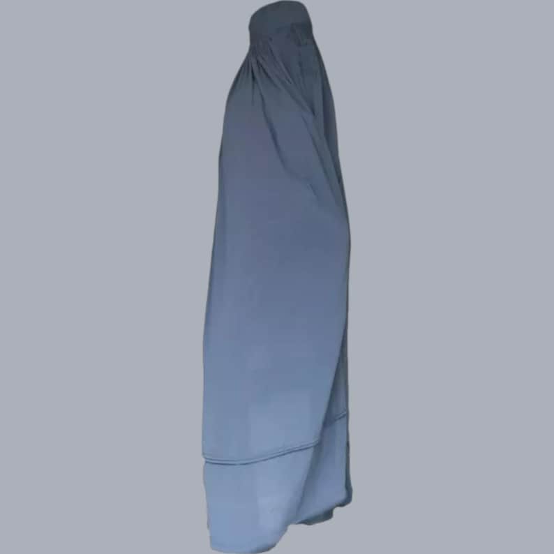 Afghan Topi Burqa Chadri Jilbab Abaya | Gray Islamic Kaftan Burka ...