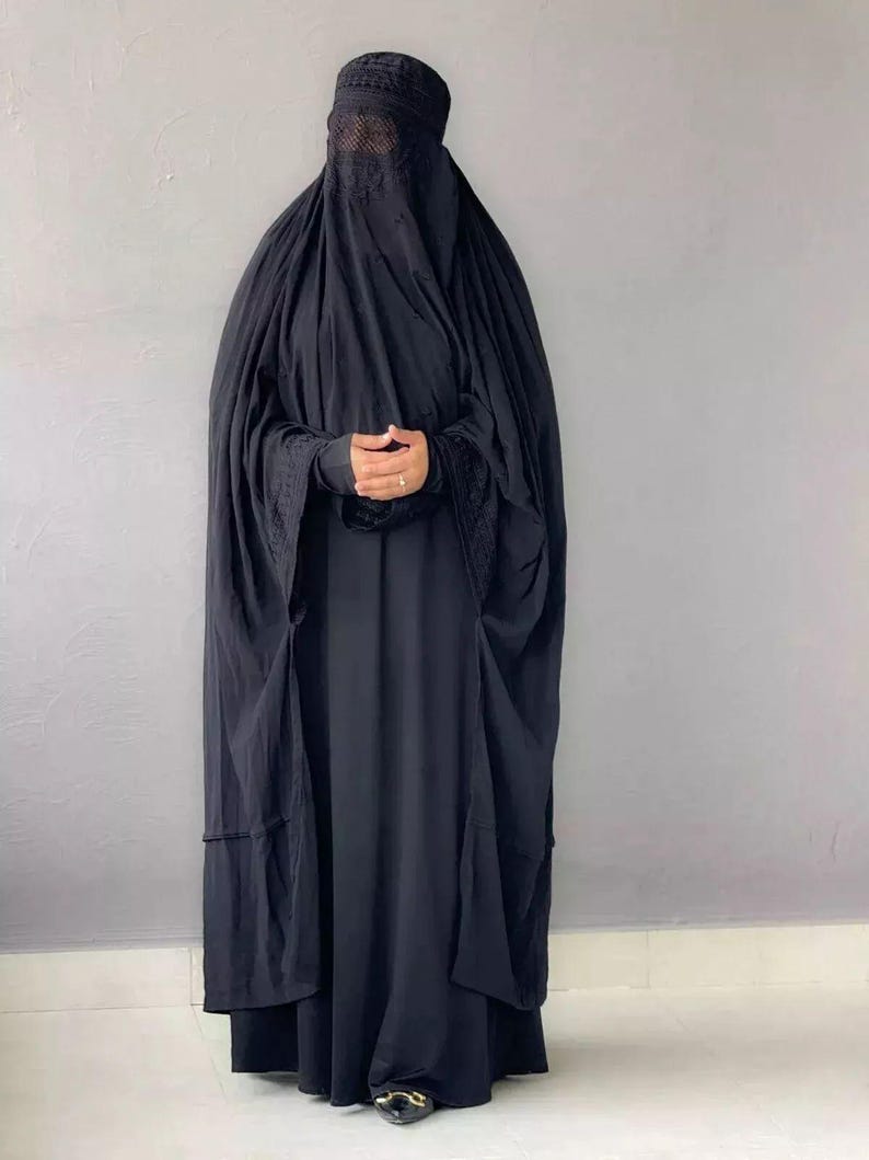 Black Afghan Topi Burqa: Chadri Jilbab Abaya Burka, Traditional Islamic ...