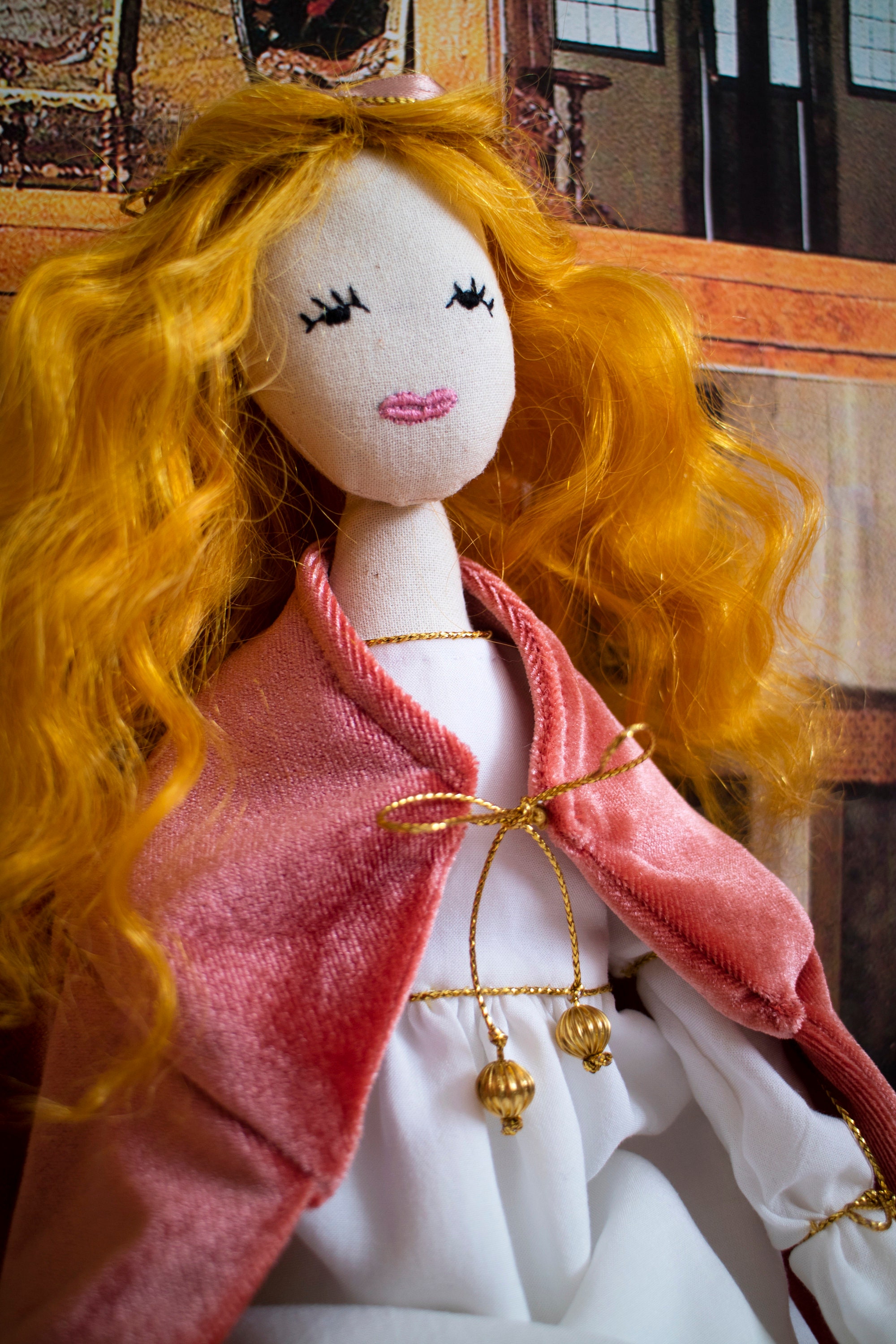 Primavera Venus Doll (large) ı Handmade Textile Doll ı Art Doll ı Tilda ...