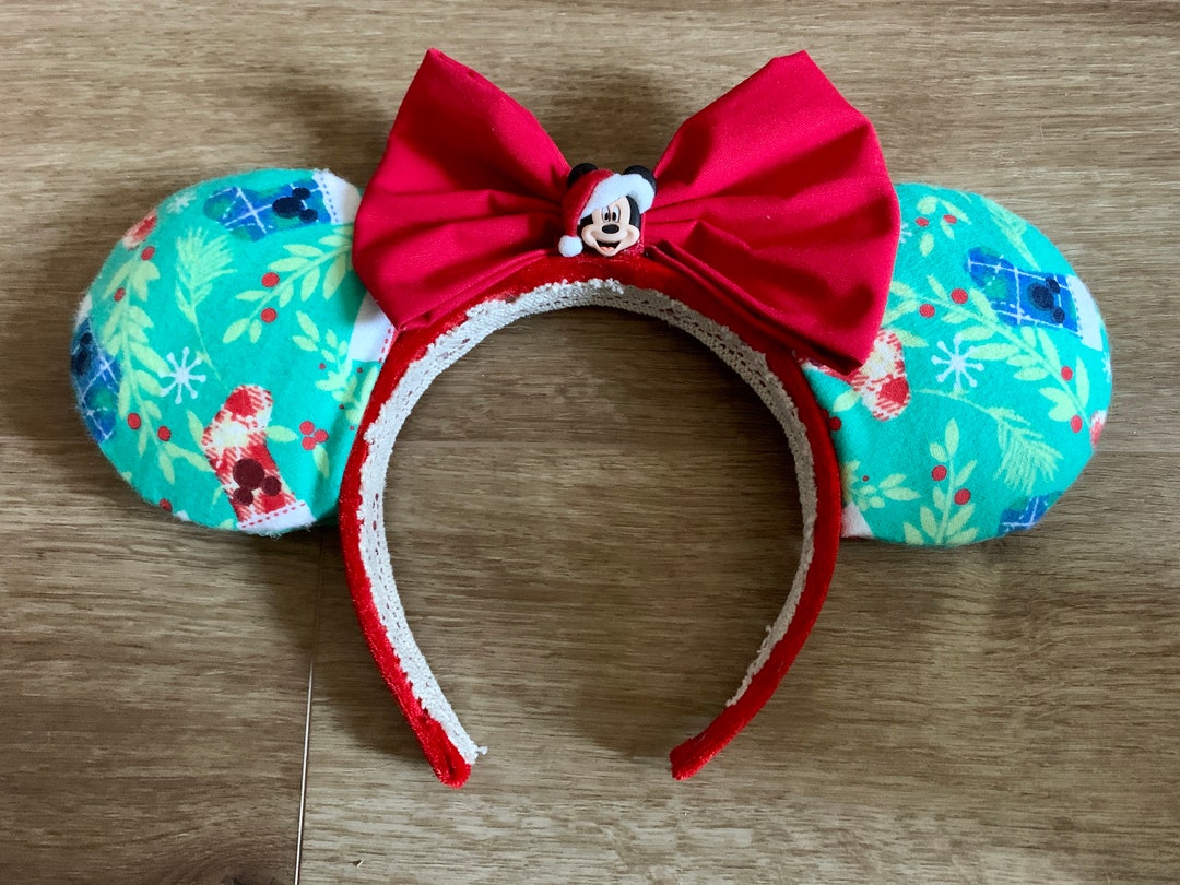 Orejas de Mickey Minnie navideñas - Etsy España
