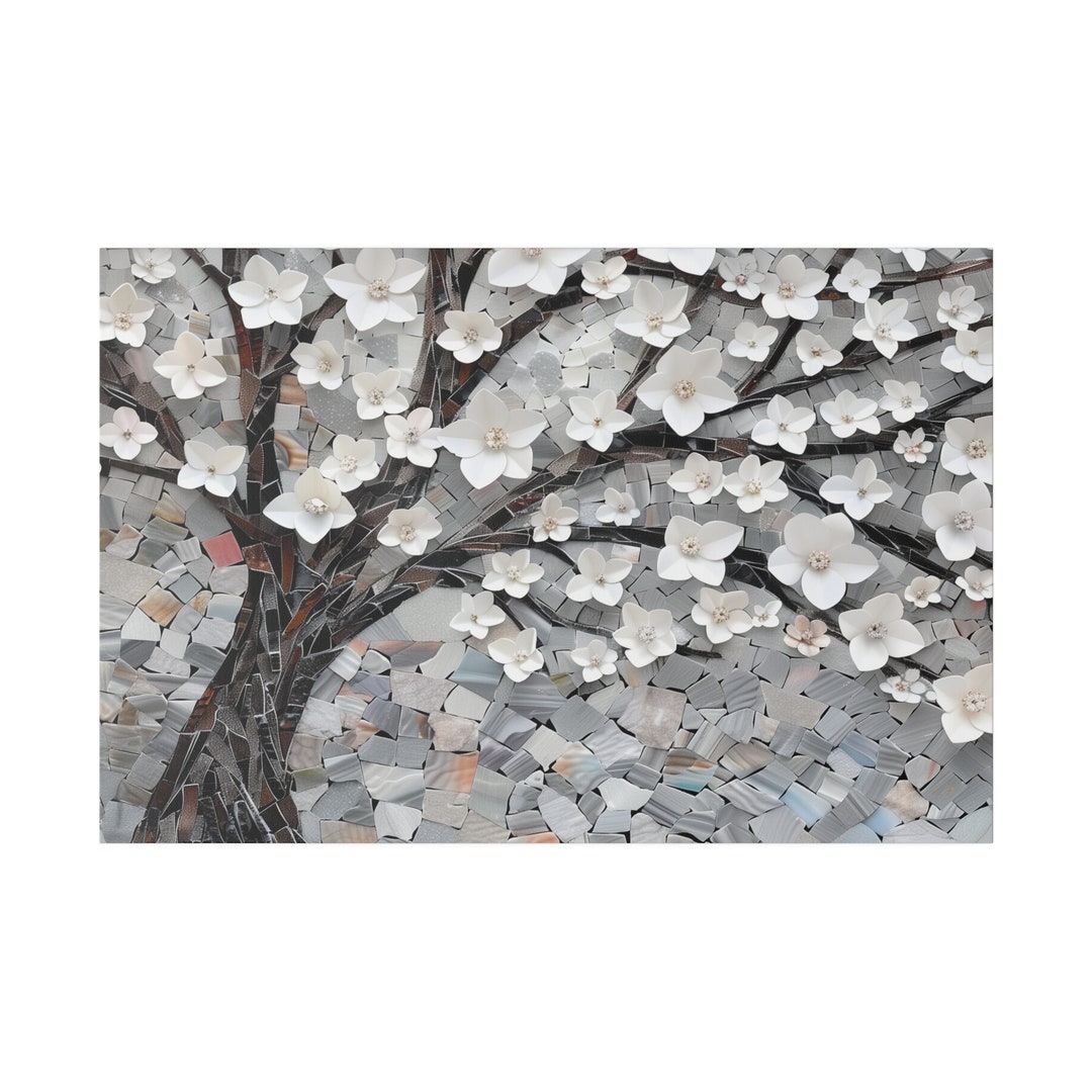 Sakura Tree Wall Art - Etsy
