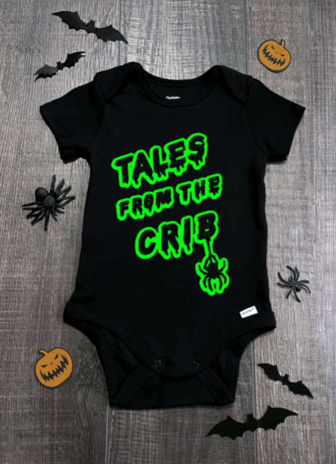 Tales From the Crib Baby Bodysuit, Horror Baby Outfit, Spooky Baby ...