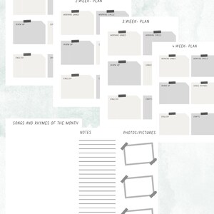 Teacher Planner Black and White- Year - Etsy