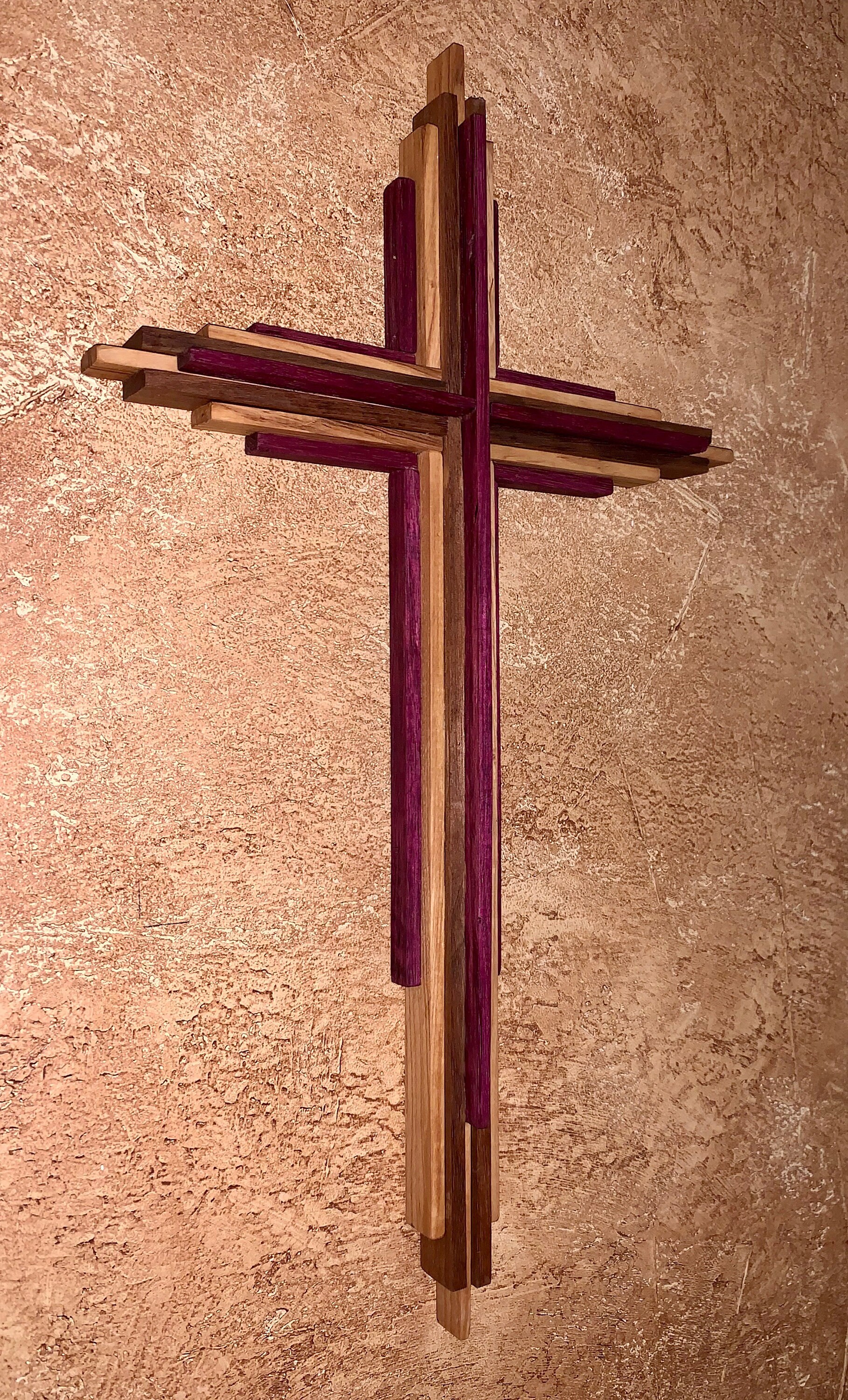 The Heart of Jesus Layered Cross - Etsy