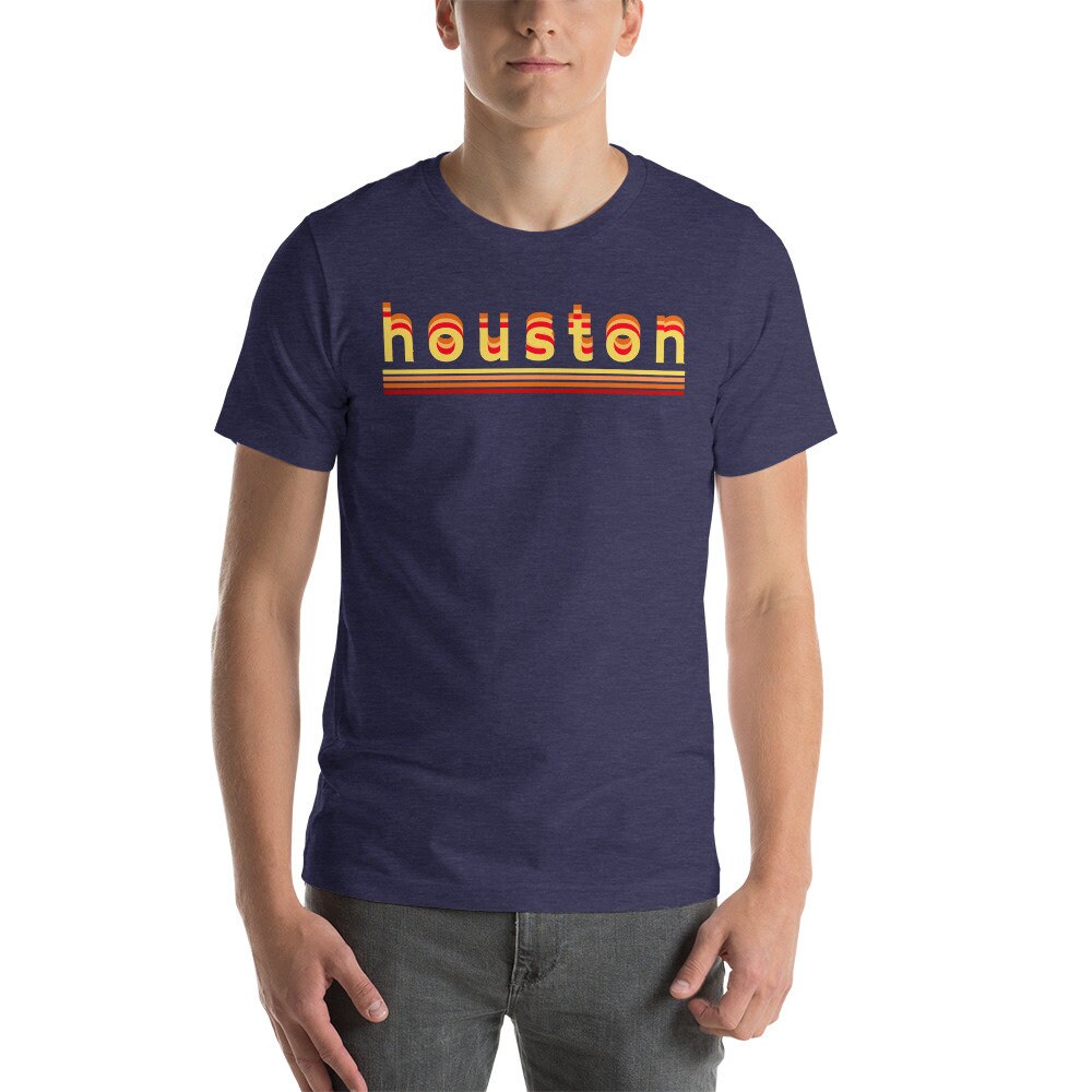 Houston Tshirt Retro Vintage Texas Baseball Astros H-town - Etsy