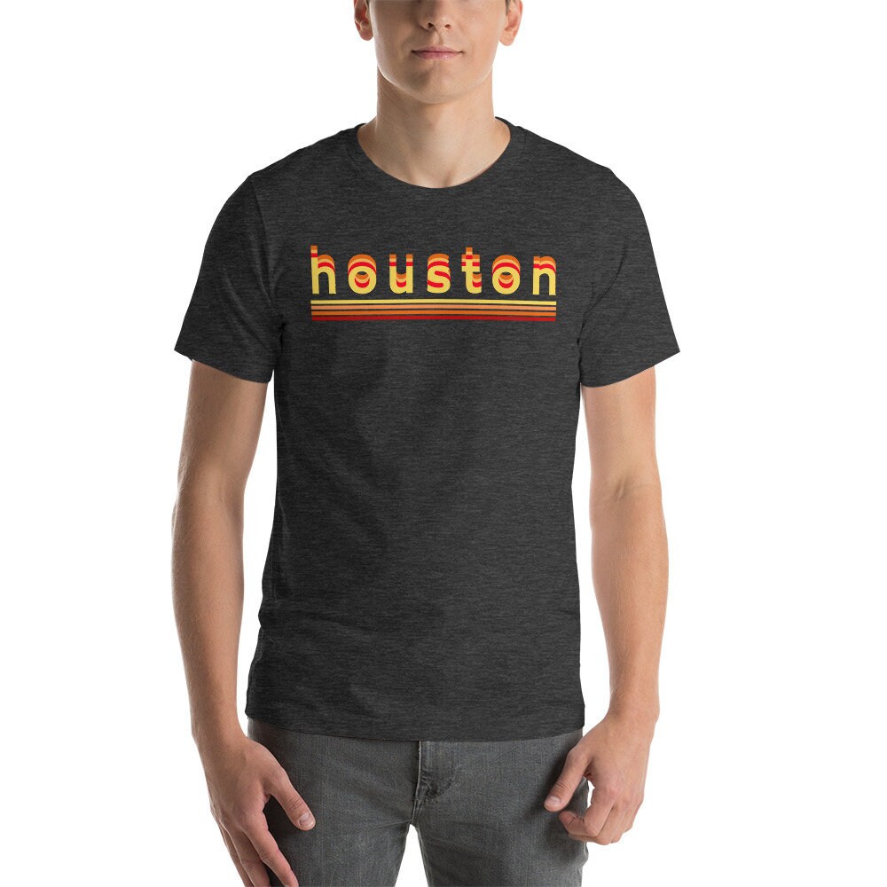 Houston Tshirt Retro Vintage Texas Baseball Astros H-town - Etsy