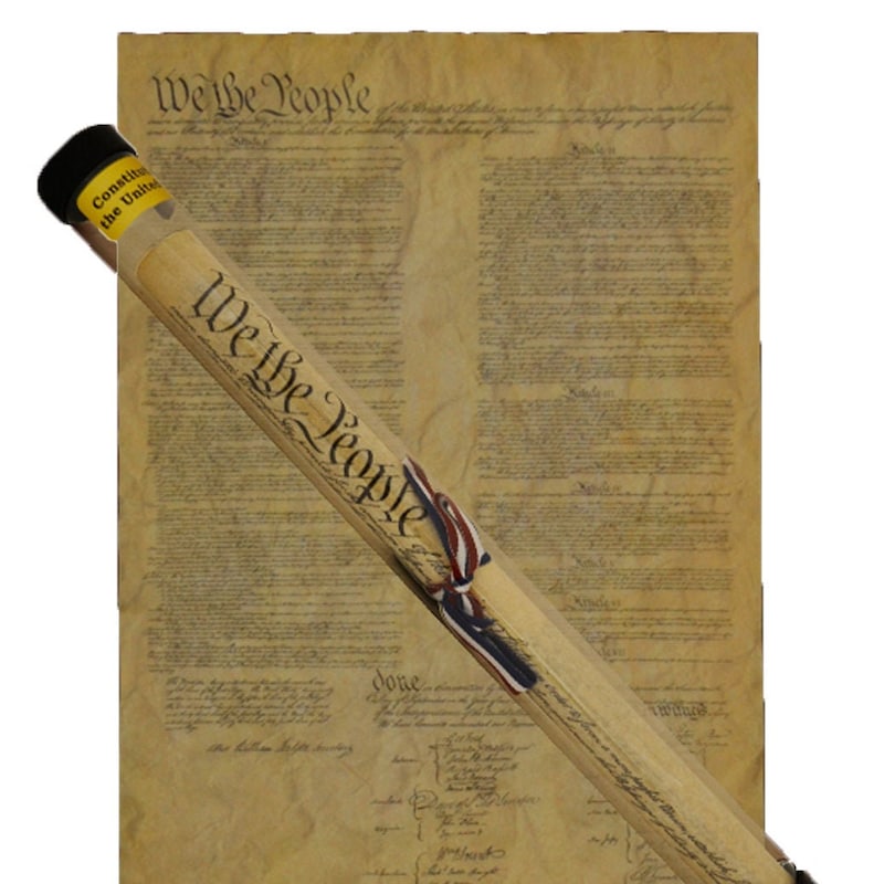 Us Constitution on Fabric - Etsy