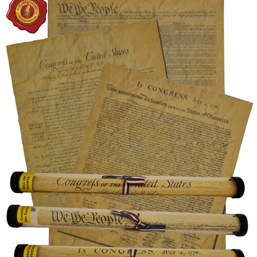 Documents of Freedom Bundle Declaration of Independence - Etsy