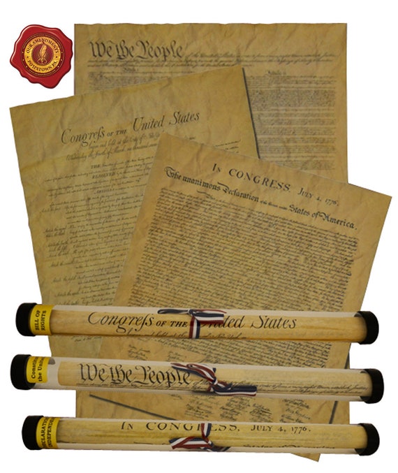 Documents of Freedom Bundle Declaration of Independence - Etsy