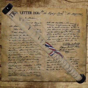 Travis Letter From 1836 - Etsy
