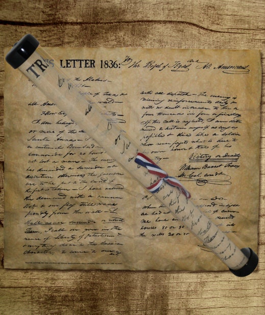 Travis Letter From 1836 - Etsy