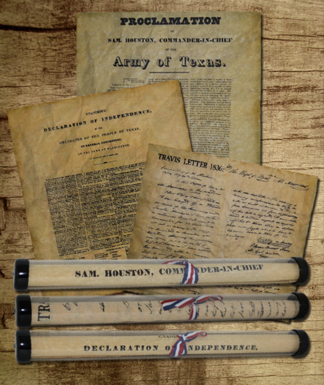 Texas Documents of Freedom 3 Pack Bundle - Etsy