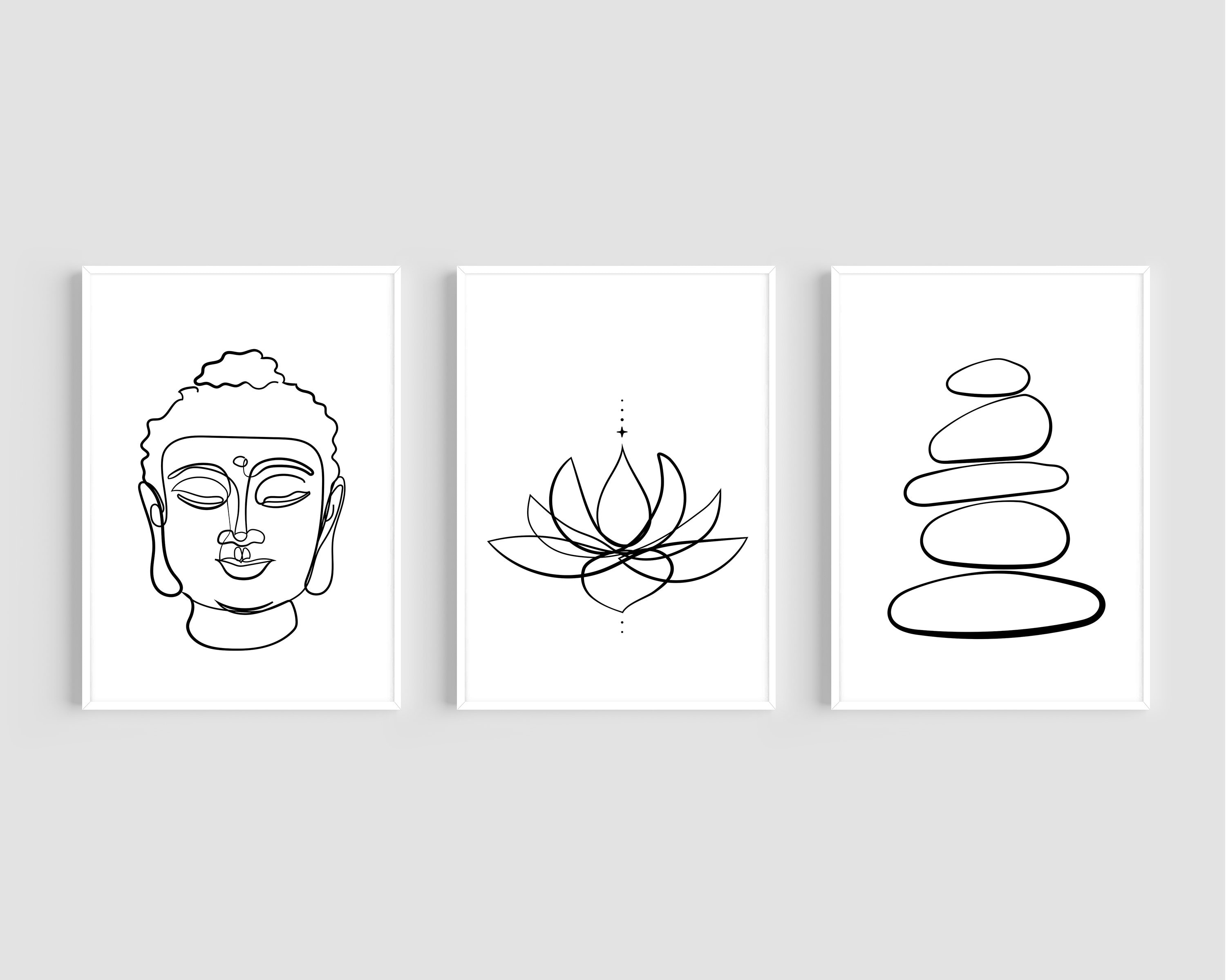 Buddhist Lotus Flower Drawing
