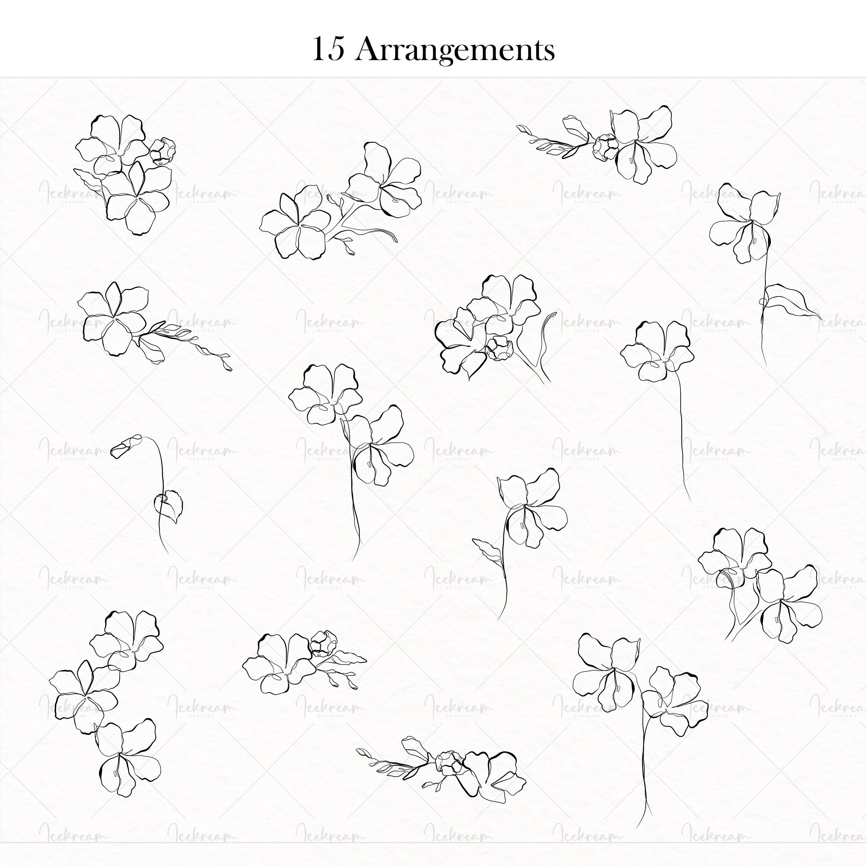 Violet SVG PNG Bundle, February Birth Month Flower, Floral Clipart - Etsy