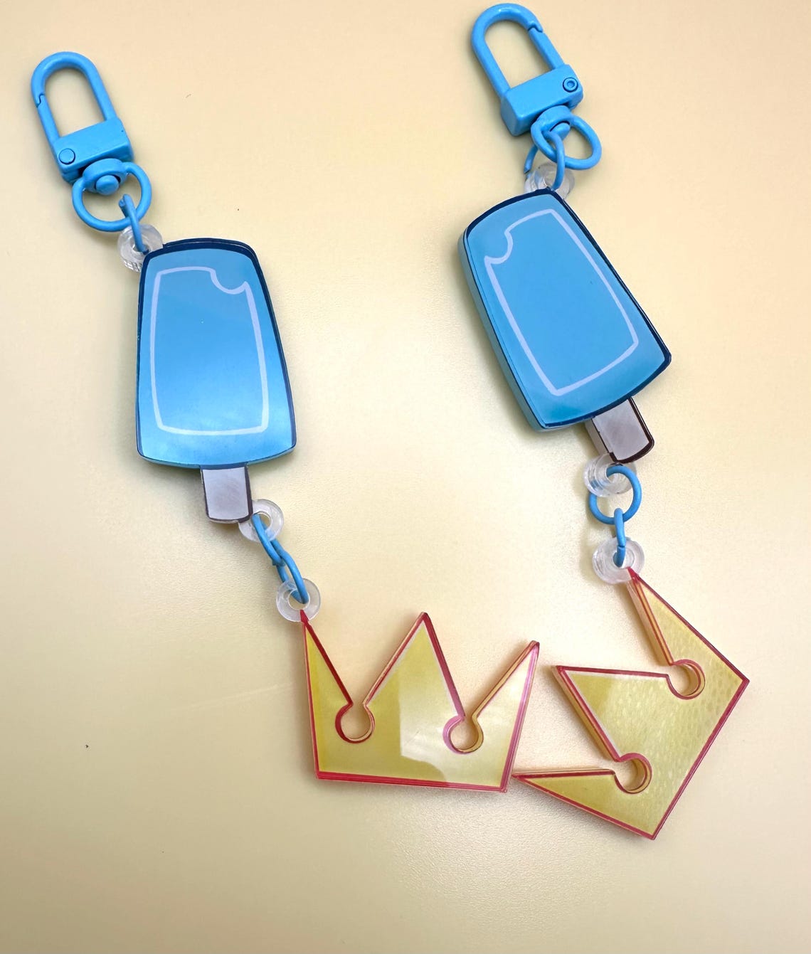 Kingdom Ice Cream Linked Keychain - Etsy