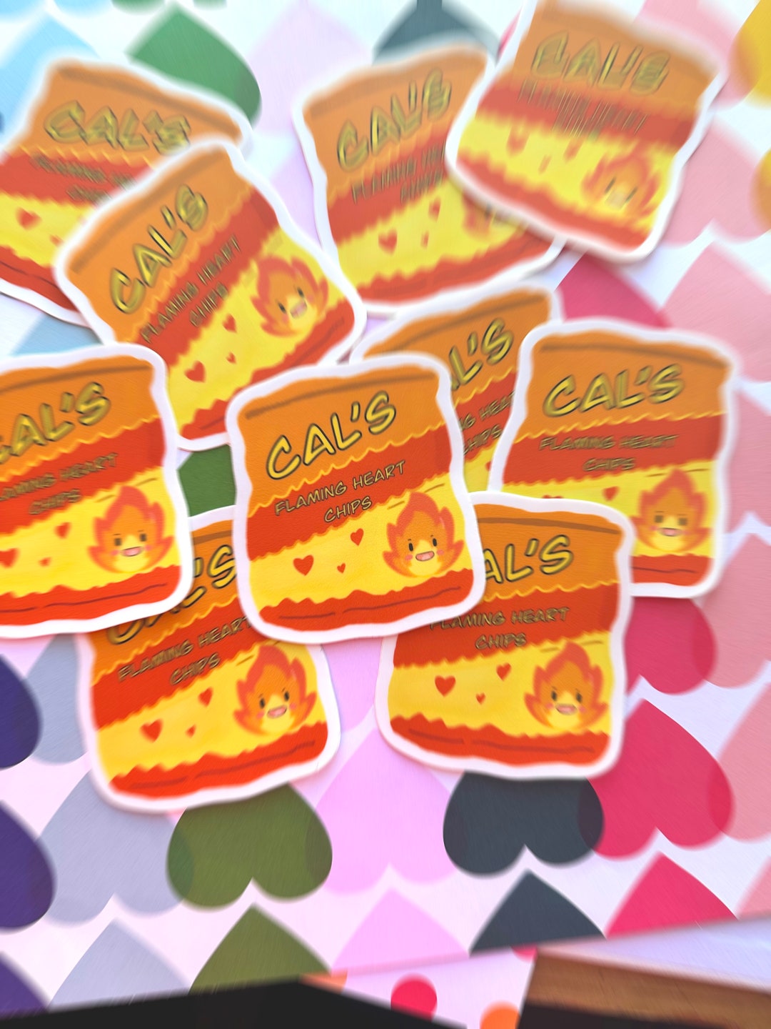 Flaming Cal’s Chips| Flaming Hot Chips - Etsy