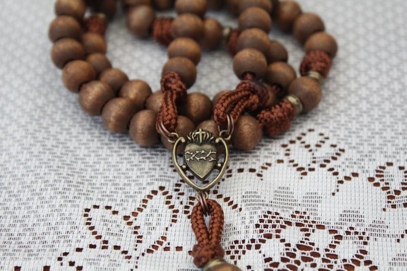 The Capuchin Rosary (padre Pio) | Handmade Rosary With Hand Stained ...