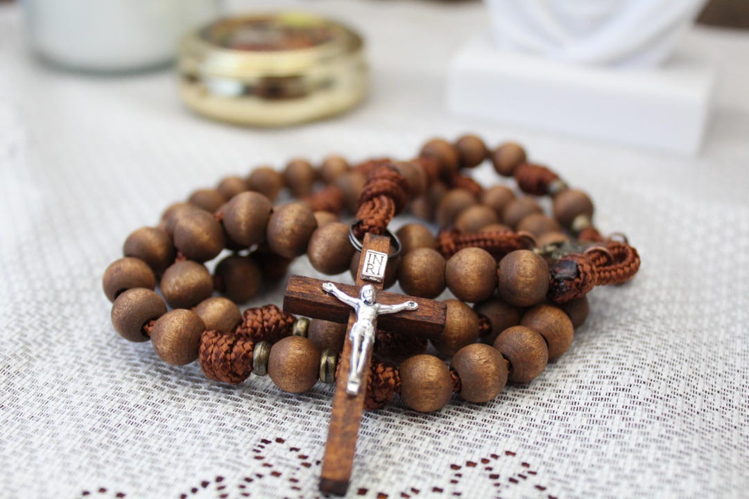 The Capuchin Rosary (padre Pio) | Handmade Rosary With Hand Stained ...