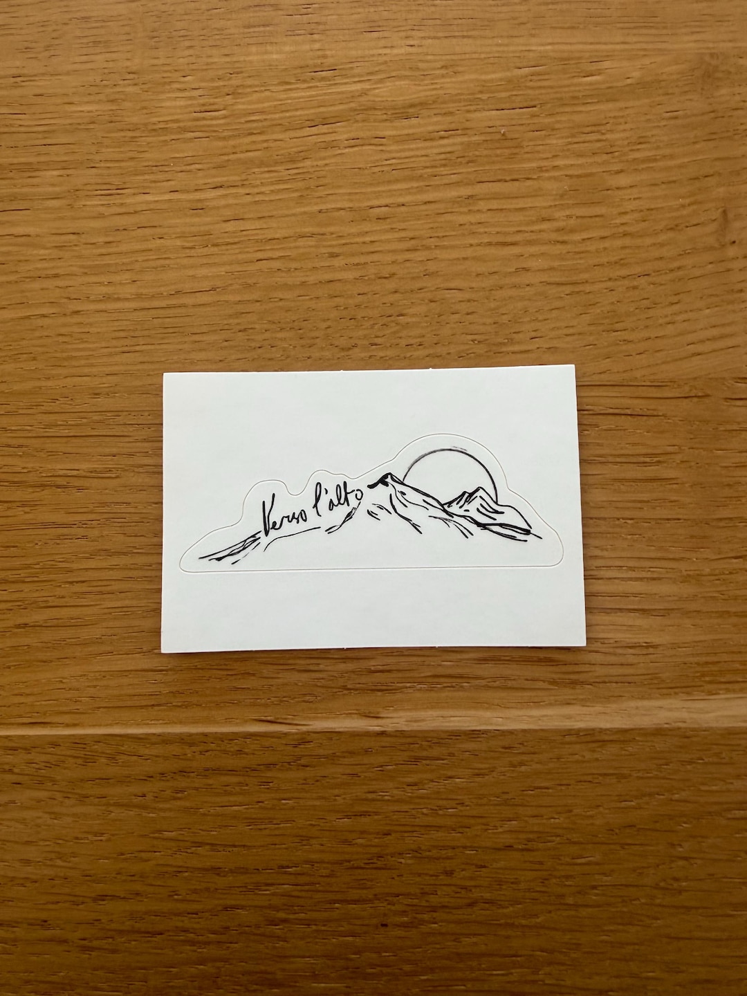 3”x2” Verso L’alto Hand Drawn Sticker - Etsy