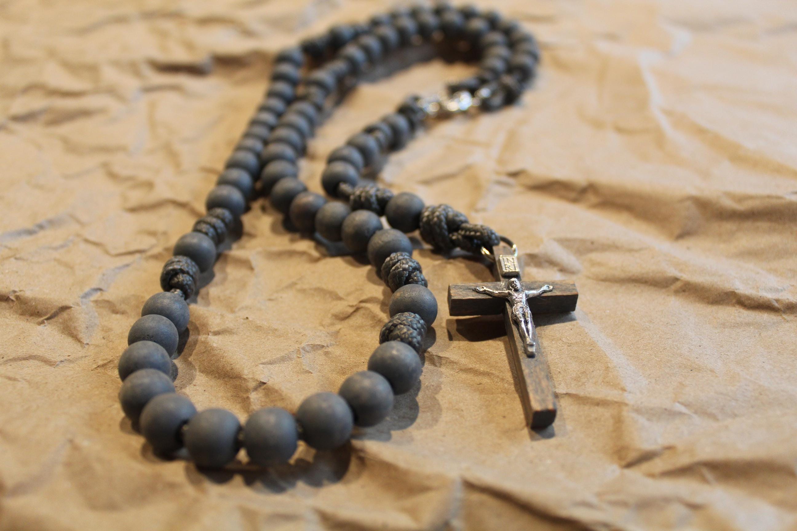 CFR (franciscan Friars of Renewal) | Handmade Rosary With Hand Stained ...