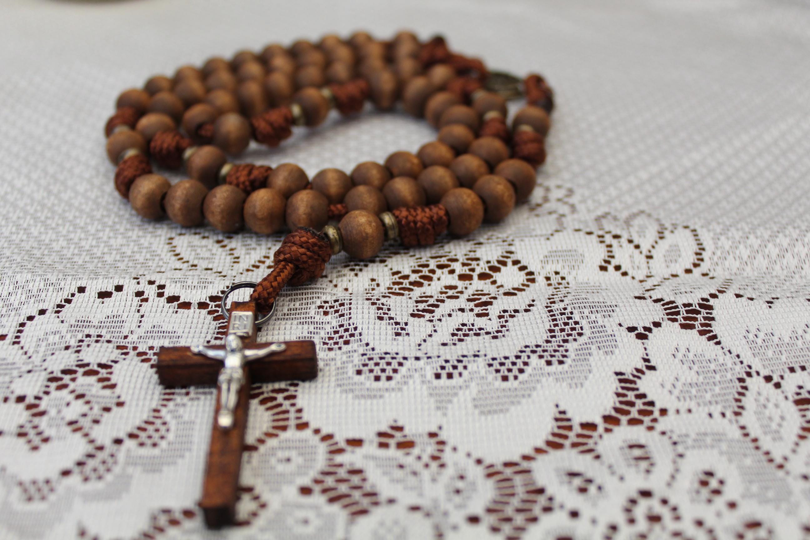 The Capuchin Rosary (padre Pio) | Handmade Rosary With Hand Stained ...