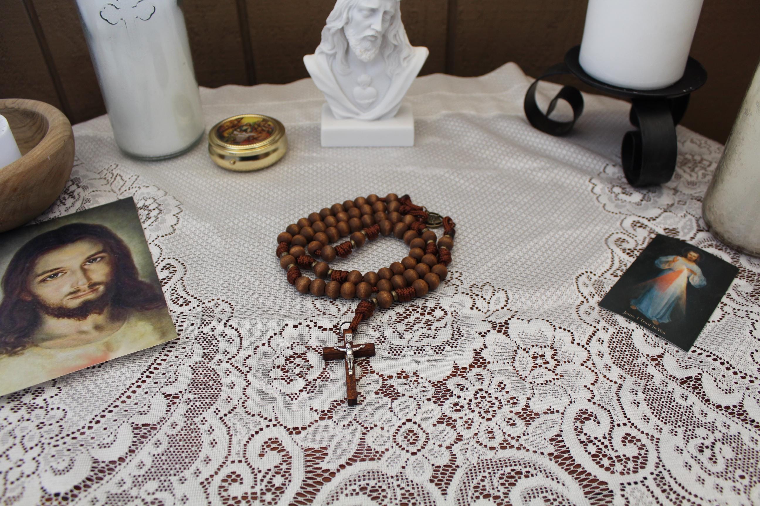 The Capuchin Rosary (padre Pio) | Handmade Rosary With Hand Stained ...