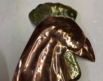 Copper Rooster Wall Hanging - Etsy