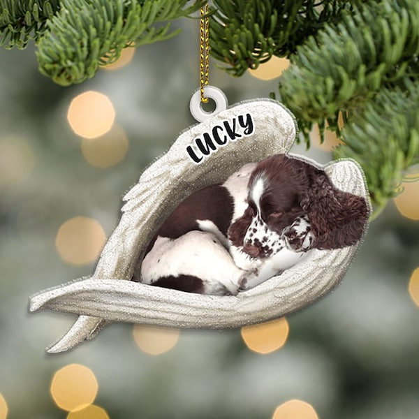 Custom English Springer Spaniel Ornament - Etsy