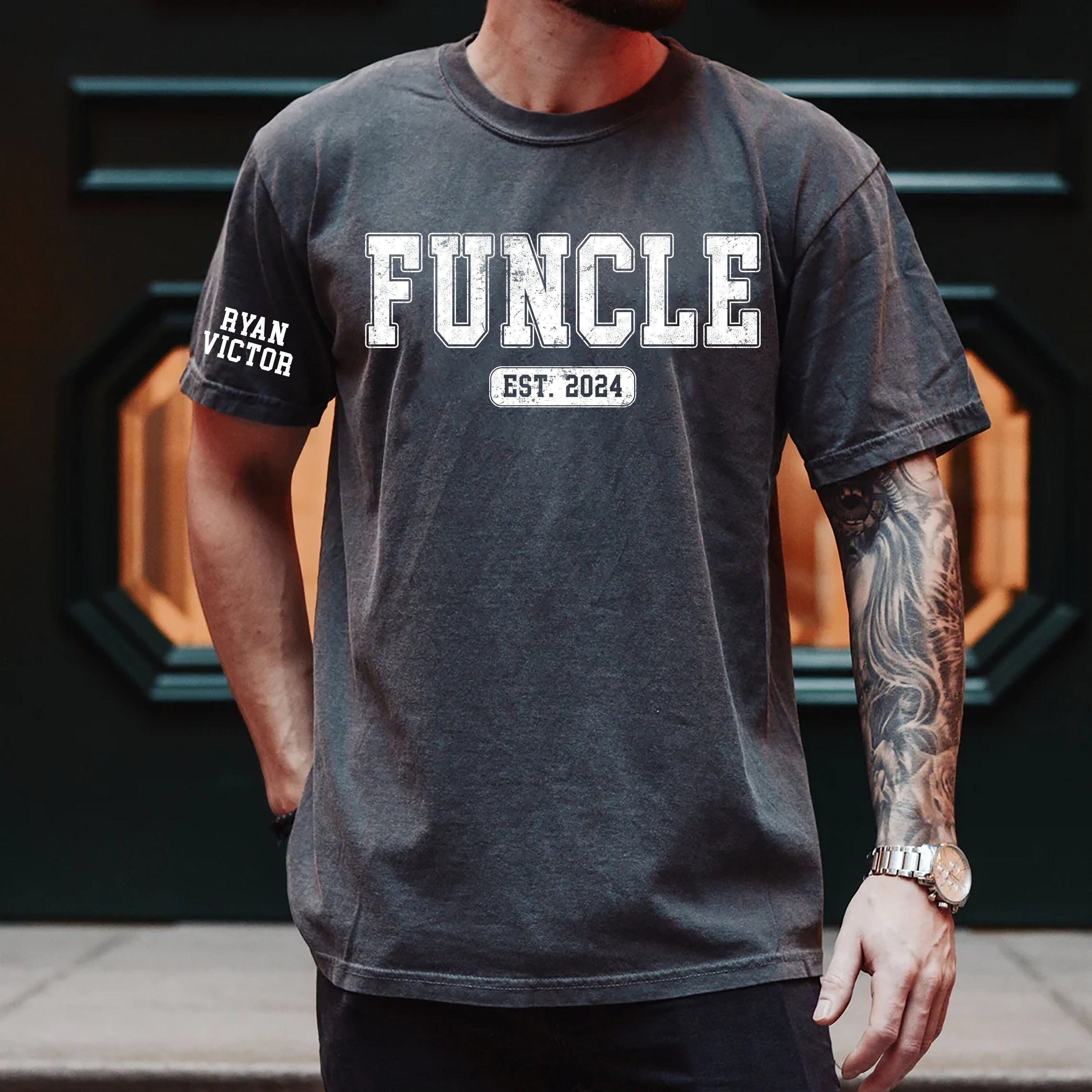 Personalized Uncle Shirt, Custom Uncle Shirt, Funcle Tshirt, Father's ...