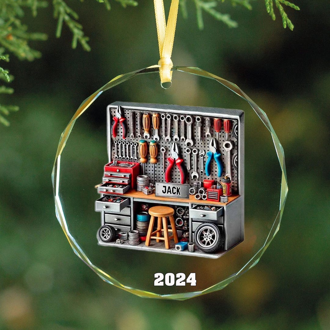 Personalized Mechanic Tool Christmas Ornament,mechanic Keepsake ...