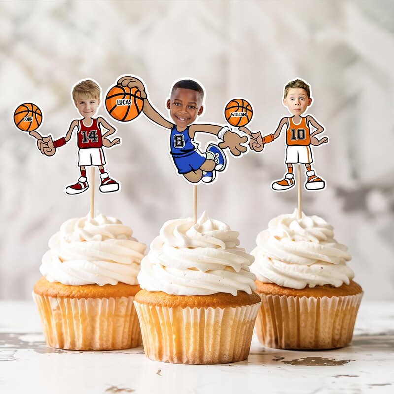 Basketball Cake Topper - Etsy