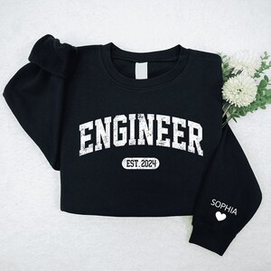 Personalized Engineer Sweatshirt, Structural Engineer Crewneck Pullover ...