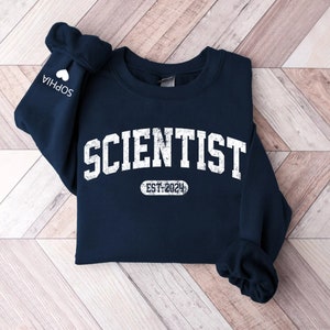 Personalized Scientist Sweat Shirt, Women in Science Sweatshirt ...