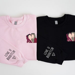 Custom Photo Bestie Sweatshirt, Personalized Best Friend Sweatshirt ...