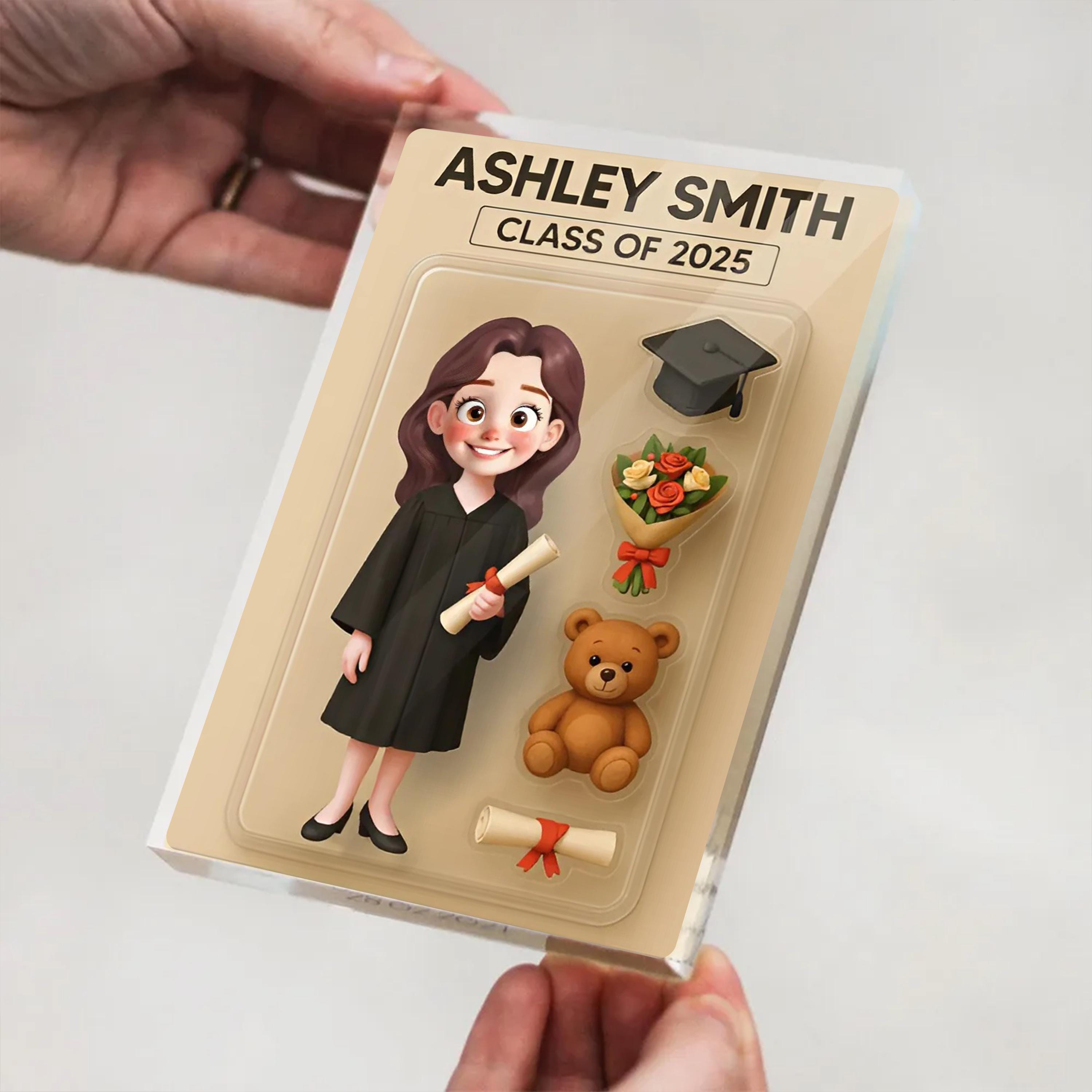 Custom 3D Effect Graduation Action Figure Pack Packaging Personalized ...