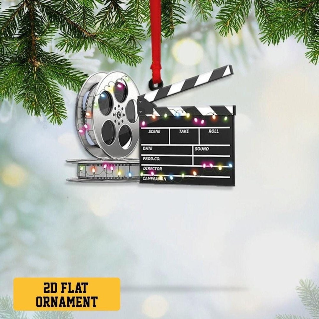 Personalized Film Clapboard Ornament Film Clapper, Custom Director ...
