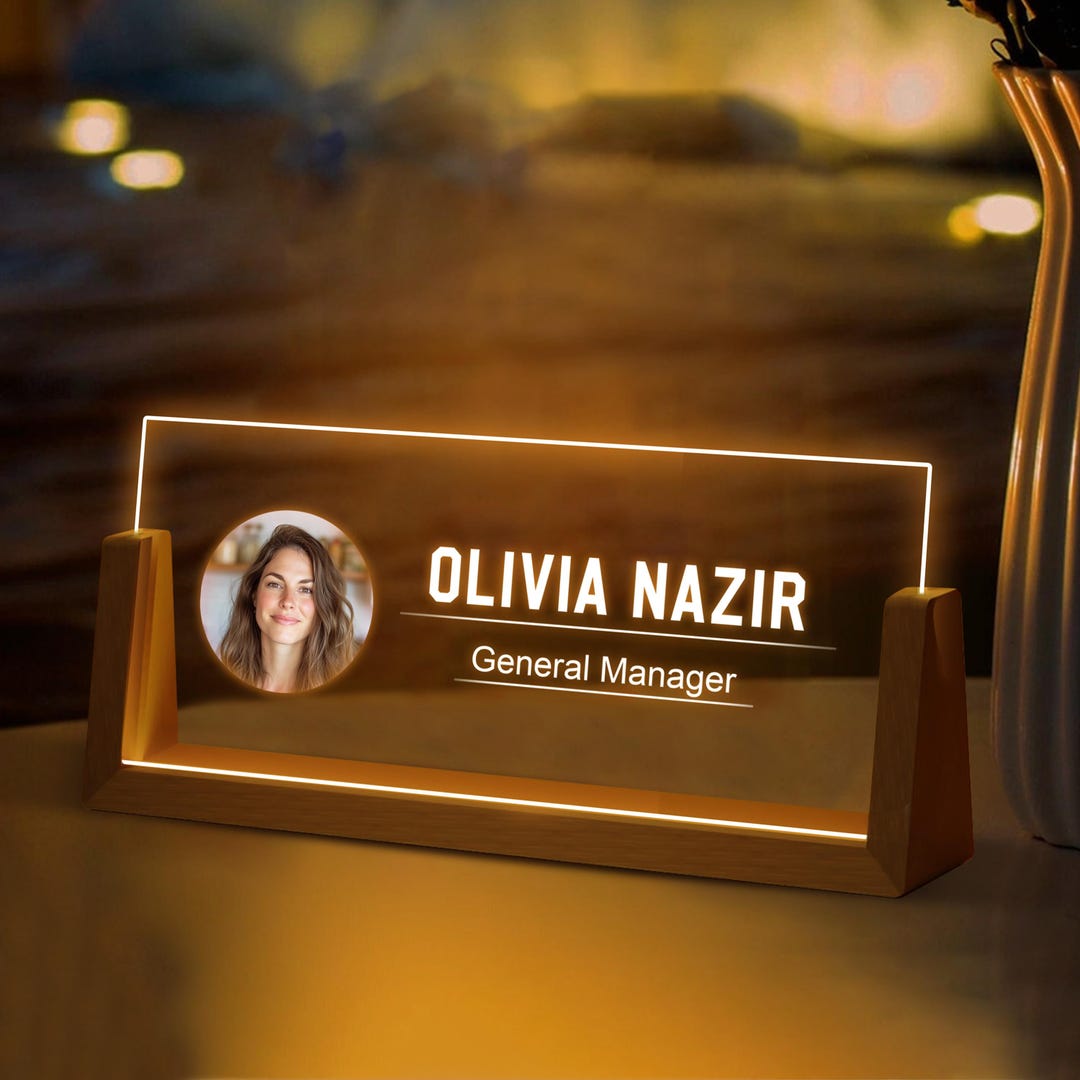 Personalized Graduation Desk Name Plate, Class of 2025, College ...