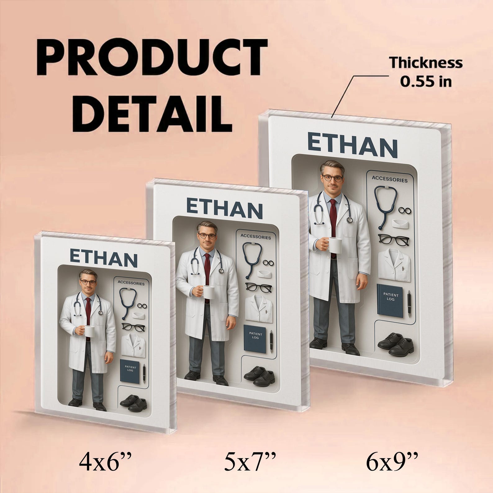 Custom Photo Doctor Acrylic Plaque Gift, Gift for Doctor, Graduation ...