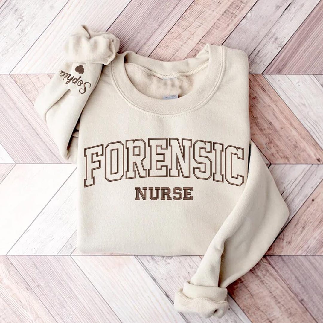Embroidered Forensic Nurse Sweatshirt, Corrections Nurse Hoodie ...