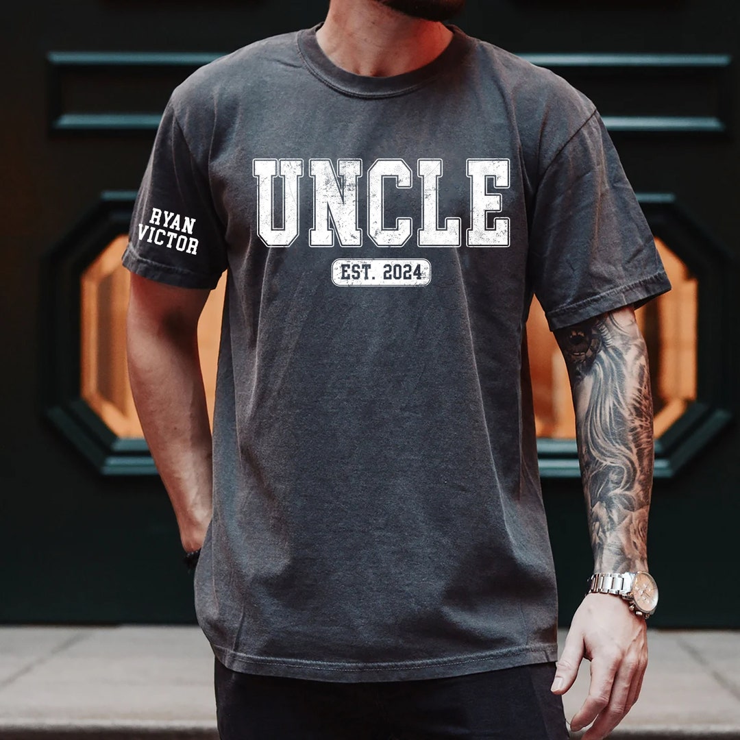 Personalized Uncle Shirt, Custom Uncle Shirt, Uncle Tshirt, Father's ...