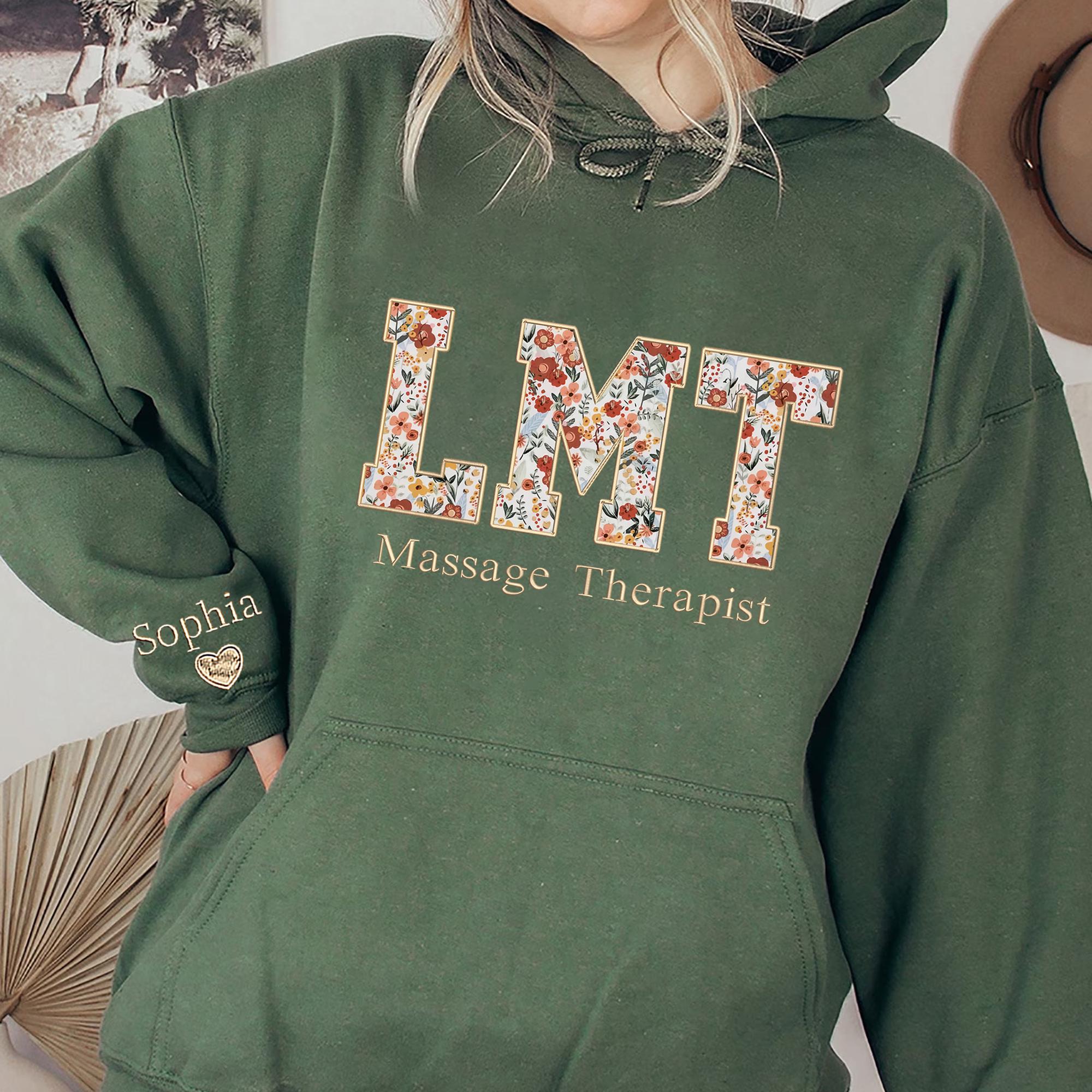 Custom Massage Therapist Sweatshirt – Personalized LMT Crewneck ...