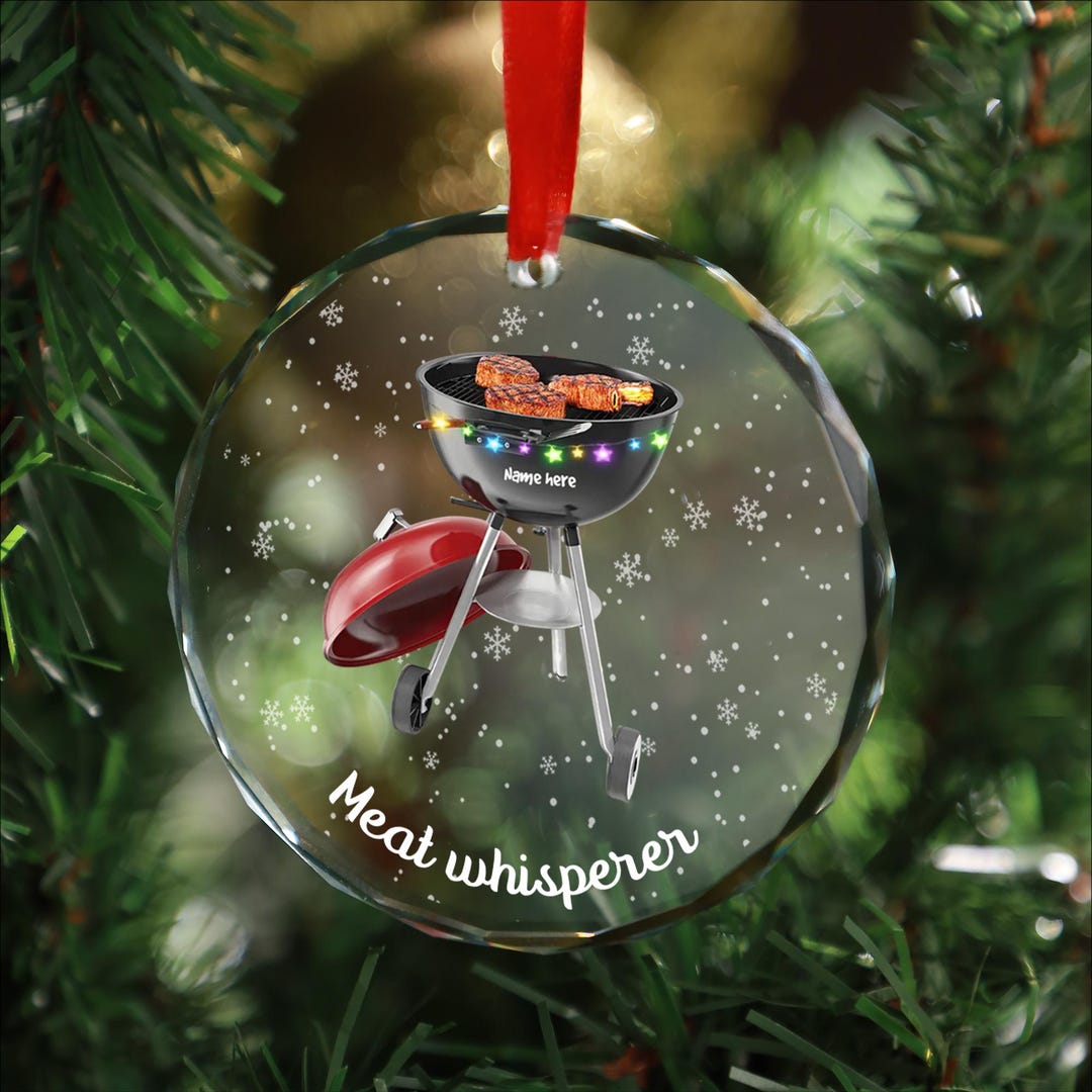 Personalized Barbecue Ornament, Custom BBQ Lover Keepsake, Barbecue ...