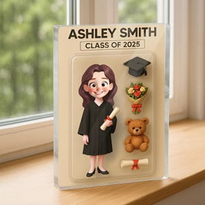 Custom 3D Effect Graduation Action Figure Pack Packaging Personalized ...