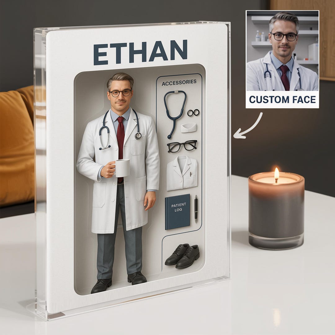 Custom Photo Doctor Acrylic Plaque Gift, Gift for Doctor, Graduation ...