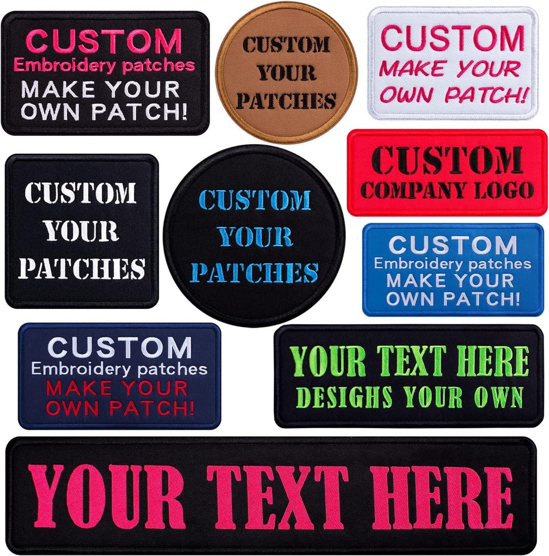 Embroidered Photo Embroidered Logo Patches, Custom Shape Patch Made ...