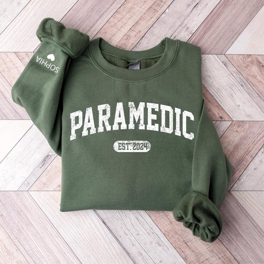 Personalized Paramedic Sweatshirt, Custom Paramedic Shirt, Paramedic ...