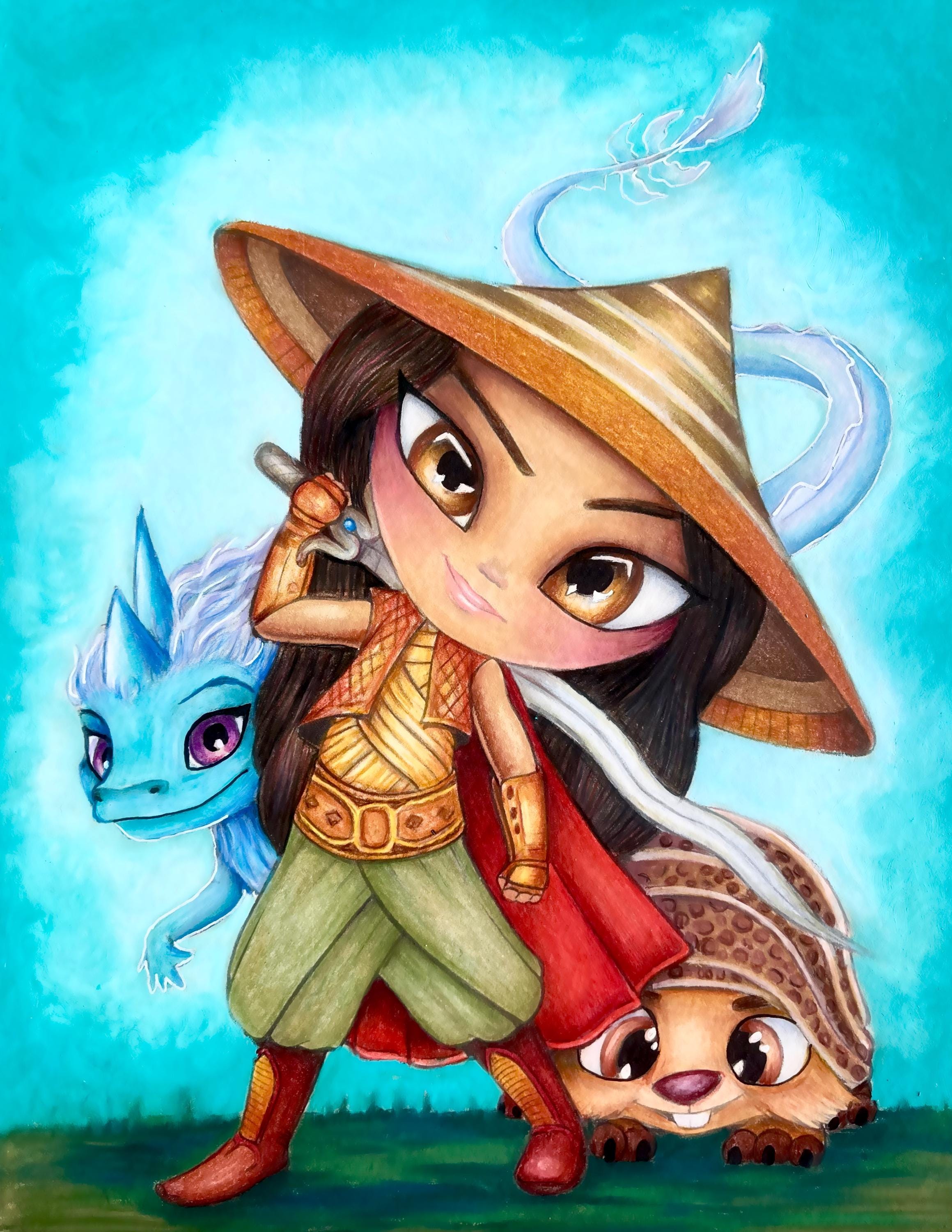 Raya - Princess Kawaii - Etsy
